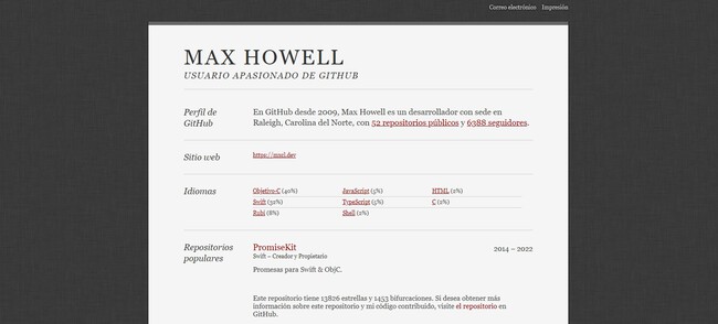 Si crees que el mejor currículum de un desarrollador es su cuenta de GitHub, esta herramienta te ...