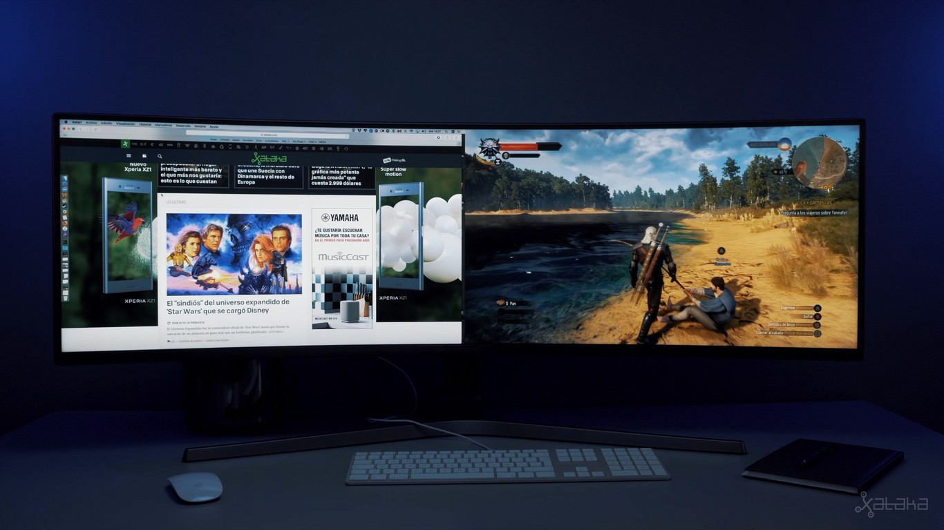 Samsung C49HG90 Gaming Monitor, review. Análisis con características y ...