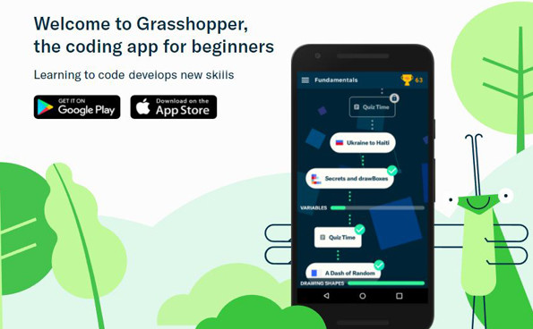Google quiere enseñarte a programar con Grasshopper, una app para iOS y Android