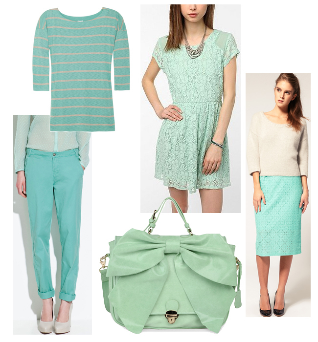 El color menta es la tendencia para la primavera: famosas, street style ...