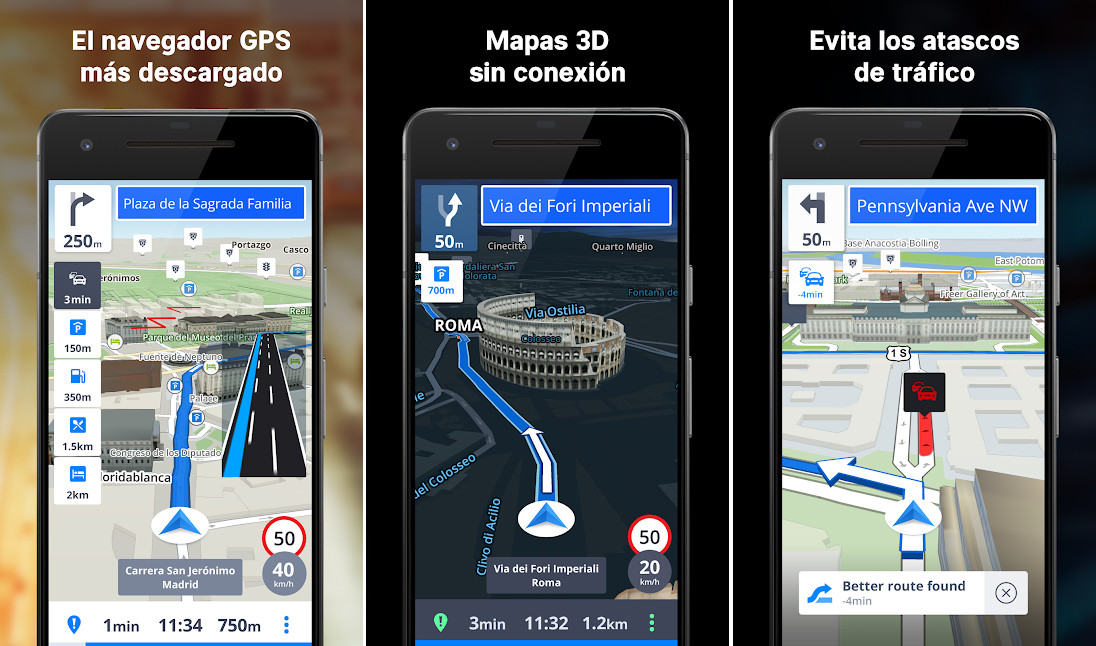 Los mejores navegadores GPS para Android, comparativa a fondo