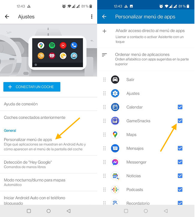 Cómo jugar a los minijuegos de Android Auto y cuáles son