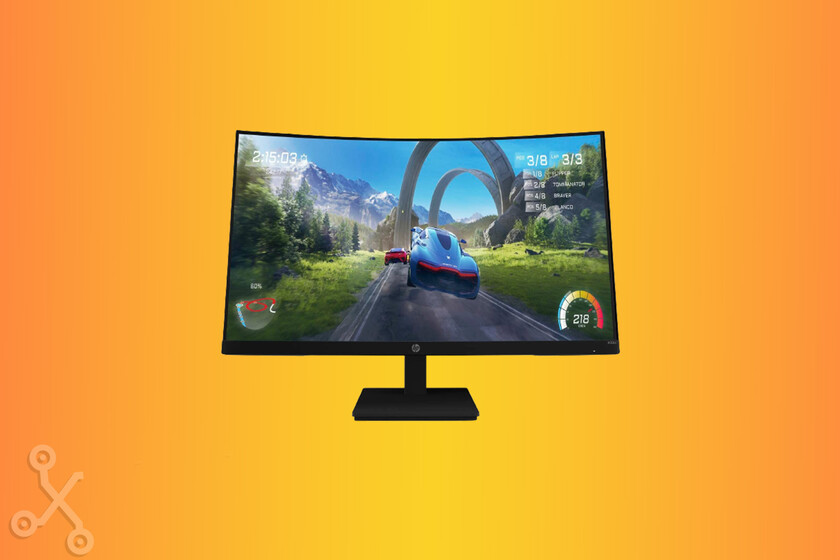 Este monitor gaming con pantalla curva de HP tiene 165 Hz y un ...