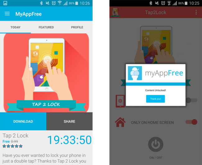 Una aplicación de pago gratis cada día con MyAppFree