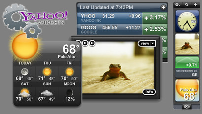 Actualización de Yahoo! Widgets