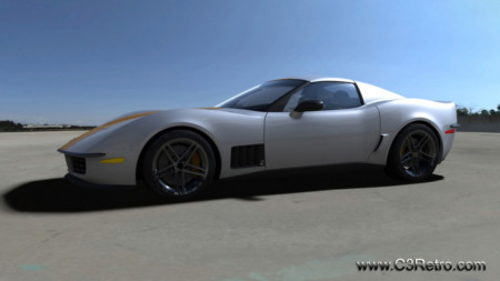 2009 Chevrolet Corvette C3R, un C6 con aire de C3