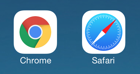 Tabla comparativa: Google Chrome VS Safari en iOS
