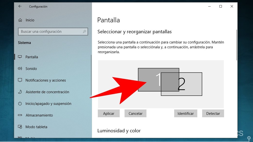 Cómo configurar varios monitores en Windows 10
