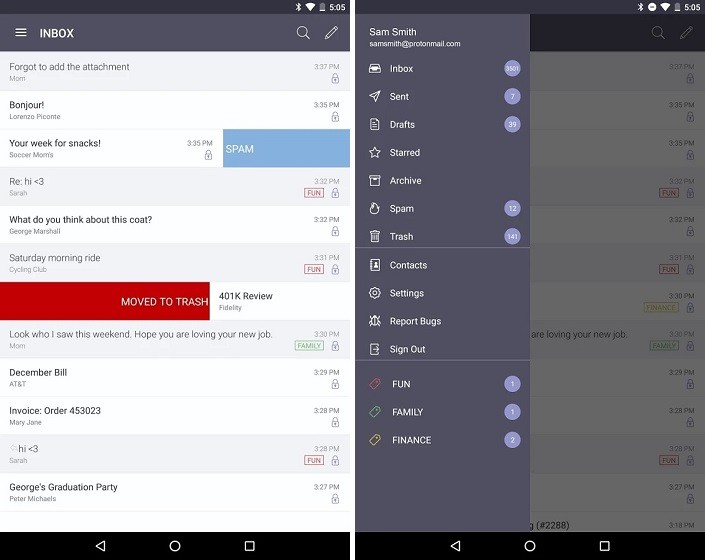 El cliente de email con el que Mr. Robot burló al FBI ya tiene app Android