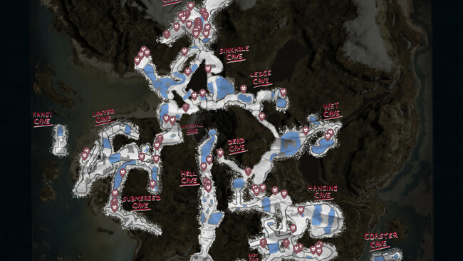 Mapa interactivo de The Forest para localizar todos los recursos ...