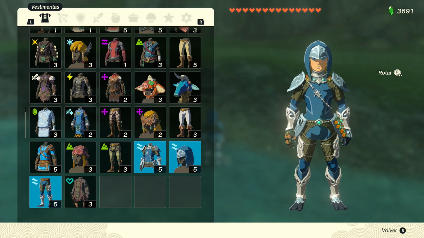 Cómo conseguir el set completo de la Armadura Zora en Zelda: Tears of ...