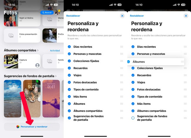 La nueva app Fotos de iOS 18 es un lío. Guía práctica para entender el ...