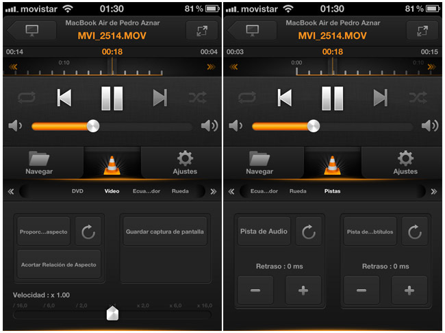 VLC Remote, un completísimo control remoto para VLC en iOS