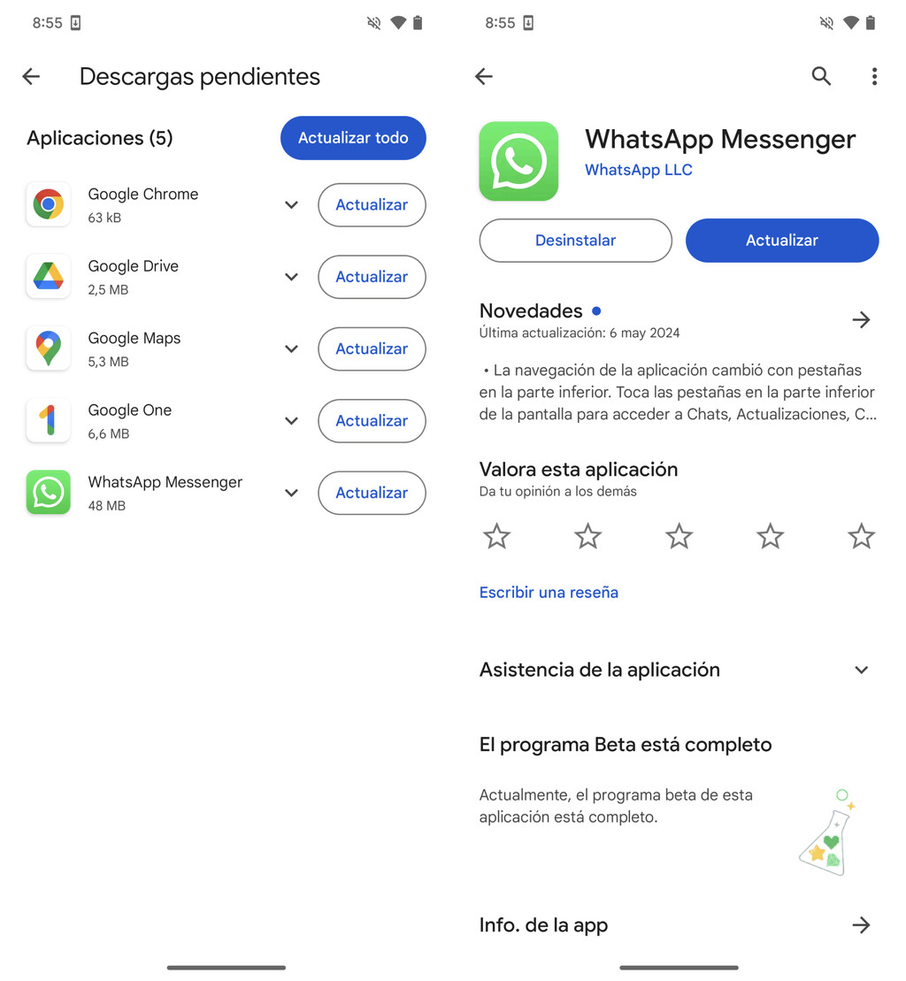 Cómo actualizar WhatsApp para Android a la última versión en 2020