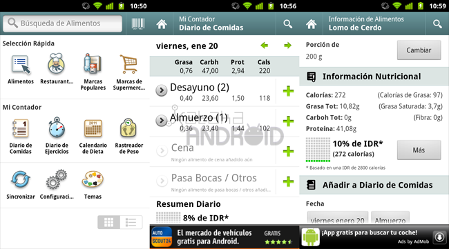 Calorie Counter, cuenta las calorías que consumes al día para conseguir ...