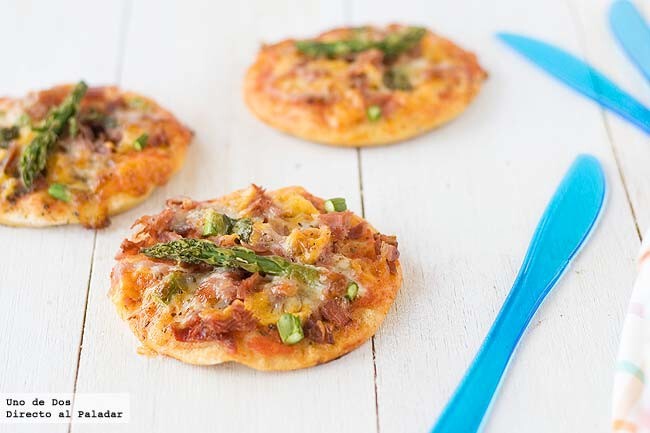 Siete recetas de mini pizzas variadas y muy fáciles para el picoteo del ...