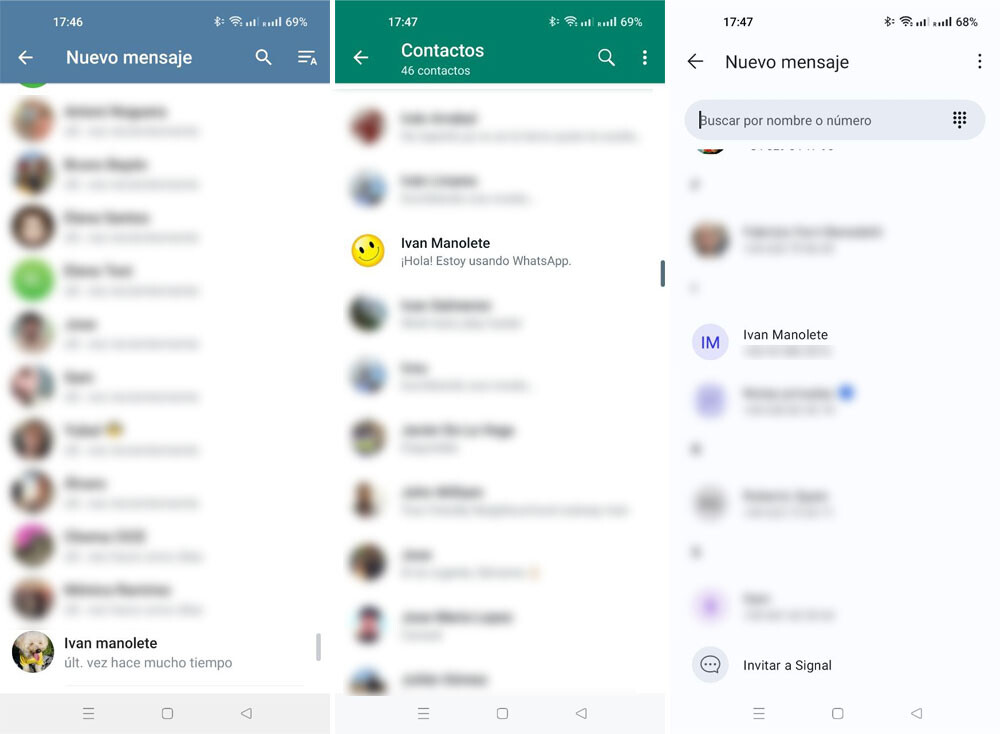 La forma más fácil de saber quién de tus contactos está en WhatsApp, Signal o Telegram