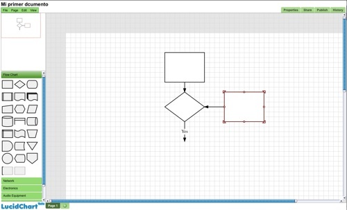 Lucidchart, genera diagramas a través de Internet