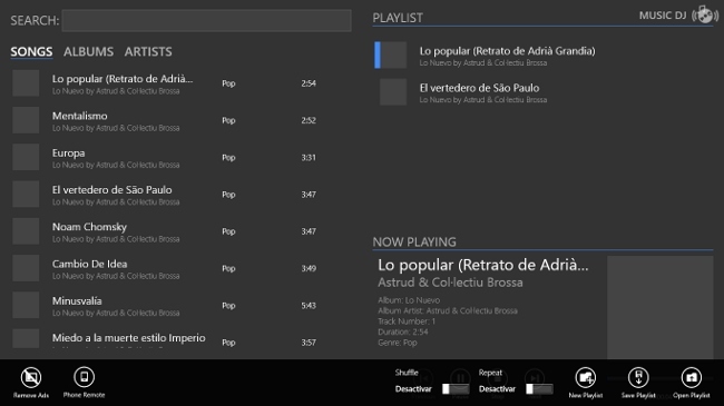 Tres reproductores de música para Windows 8 y aprovechar la interfaz ...