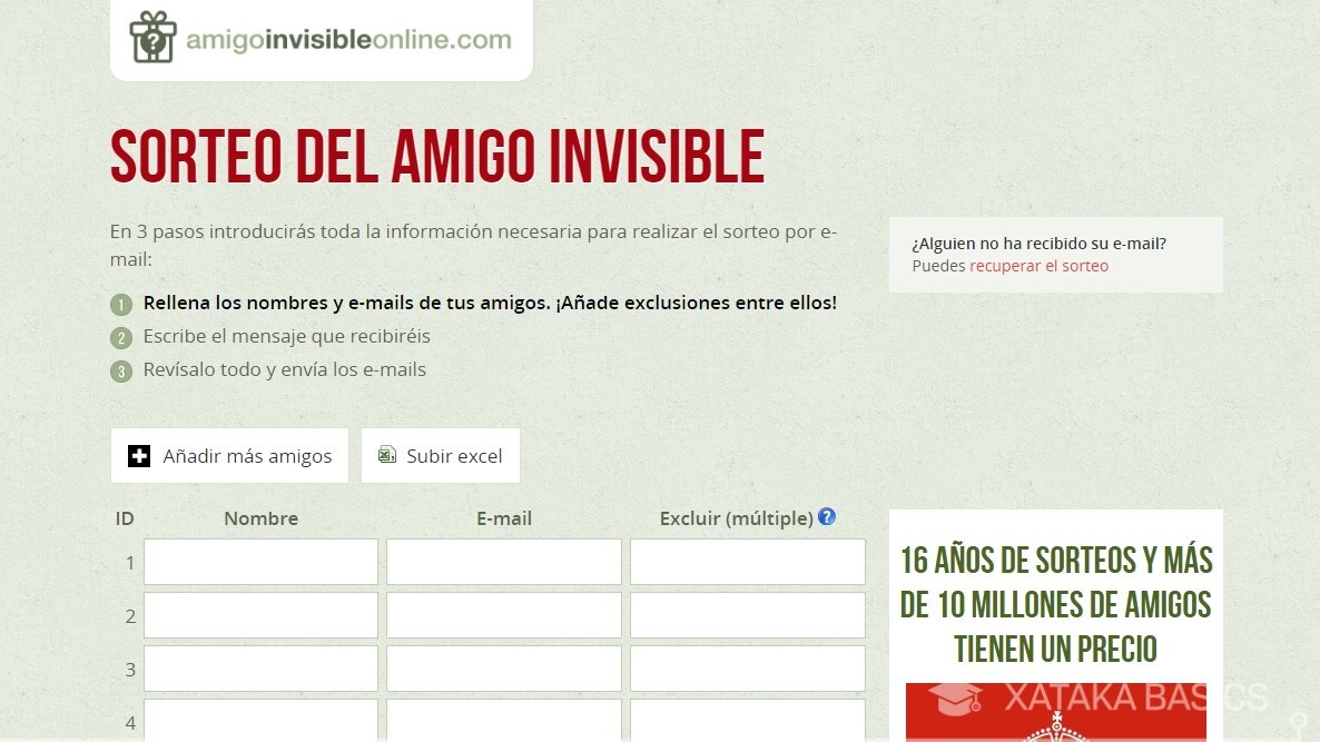 14 apps, webs y servicios para hacer el amigo invisible digitalmente