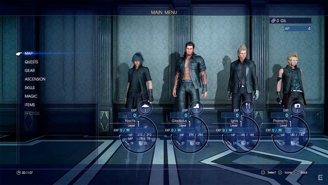 El maravilloso mundo de los menús y los cielos de los videojuegos: 18 ...