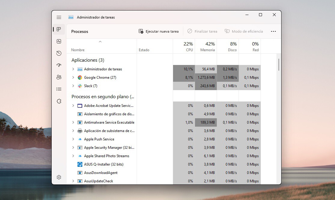 Hemos probado el nuevo administrador de tareas de Windows 11: estrena ...