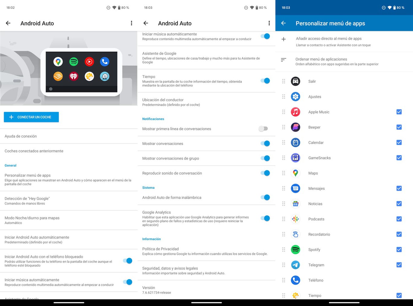 Cómo acceder a los ajustes de Android Auto en tu móvil