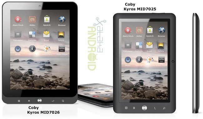 Coby Kyros, tablets con Android a precios muy económicos