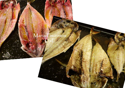 Jurel a la espalda. Receta