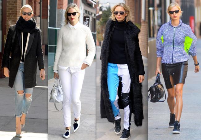 El estilo street style de Karolina Kurkova