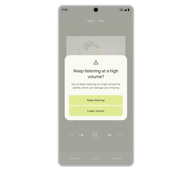 Android 14 nos alertará si escuchamos música muy alta por mucho tiempo ...