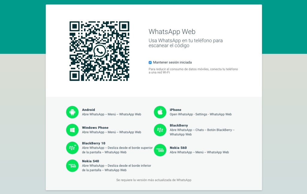 WhatsApp Web finalmente llega al iPhone (Actualizado: Ya disponible ...