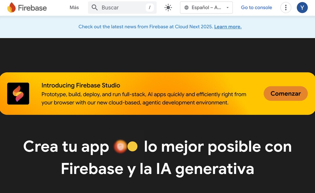 Qué es Google Firebase Studio y cómo funciona esta herramienta para crear aplicaciones con ...