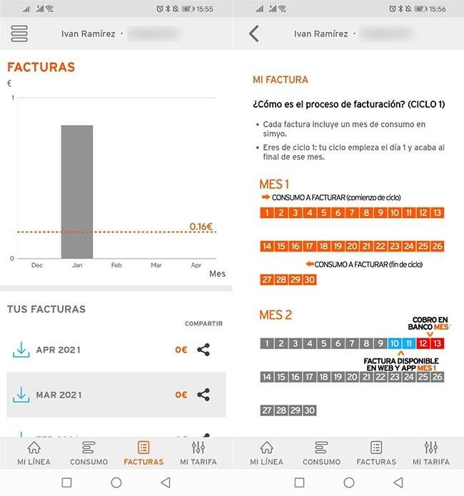Simyo: cómo ver la factura, cuántos gigas te quedan y resto de ...