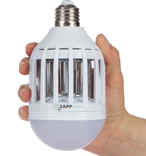 ZappLight aúna iluminación LED y trampa mata mosquitos en una sola bombilla