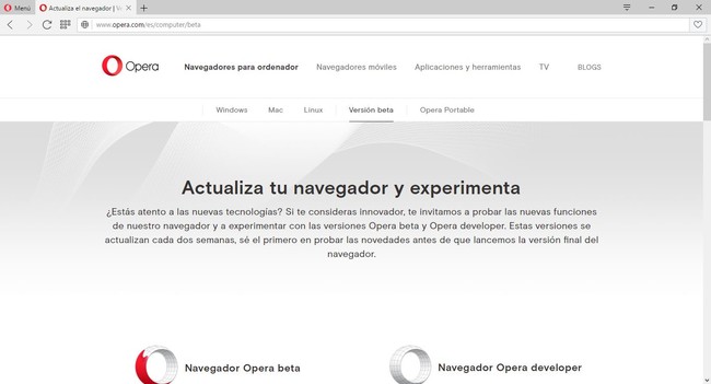 Opera 44 para desarrolladores llega con bloqueo de malware entre otras ...