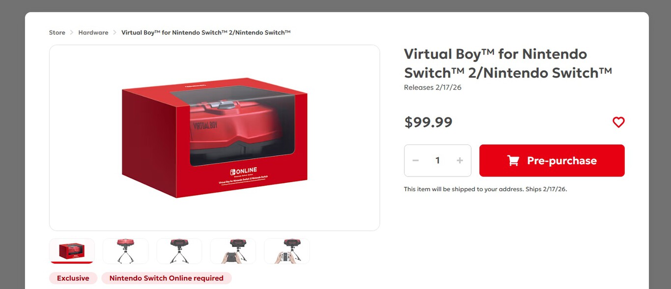 Nintendo insiste en revivir el Virtual Boy: revelados los juegos de ...