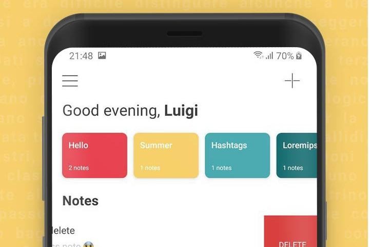Steno, una aplicación de notas a lo Google Keep que es aún más minimalista