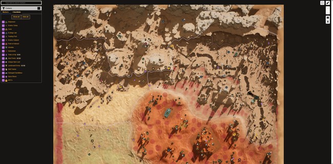 Mapa interactivo de Dune: Awakening para que no te pierdas en los ...