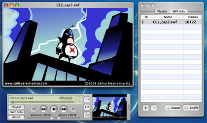SWF Movie Player: Completo reproductor de archivos Shockwave Flash