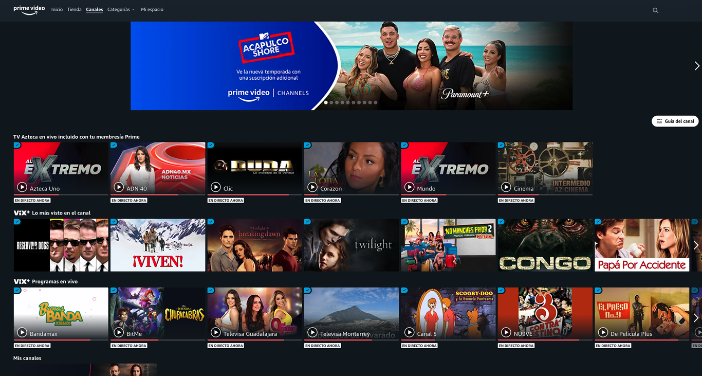 Prime Video Channels: qué son, cuáles están disponibles en México ...