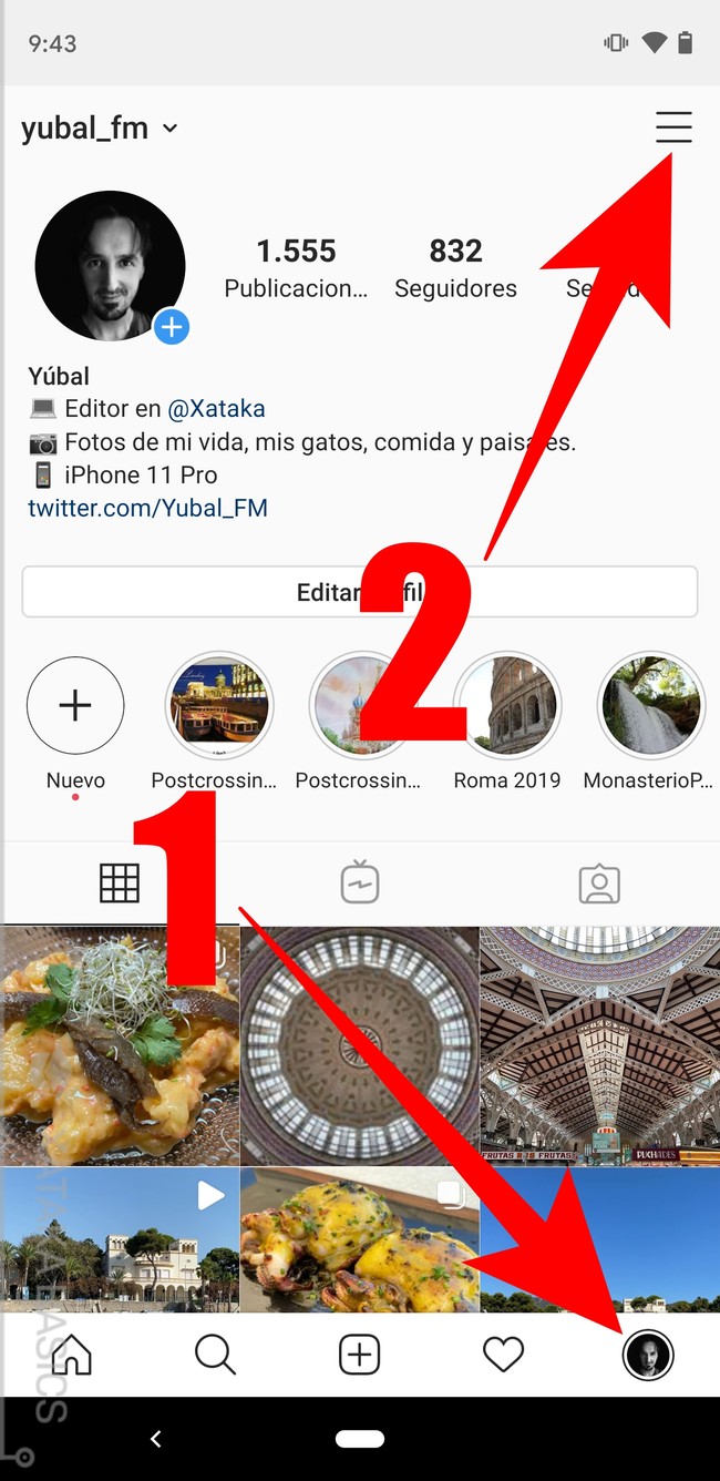 Cómo compartir tu contacto de Instagram por código QR