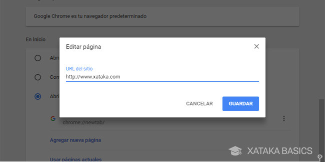 Cómo cambiar la página de inicio de Google Chrome