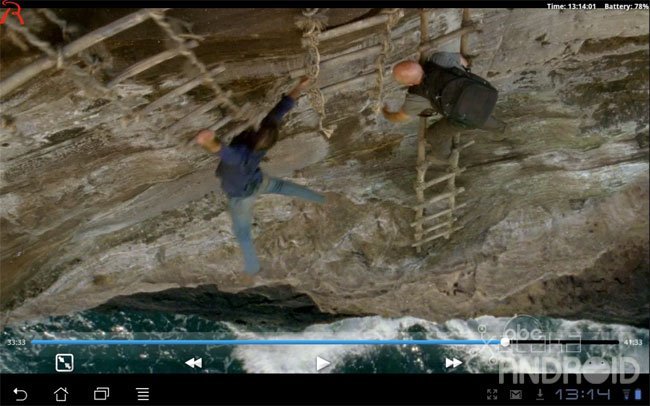 Reproductores de vídeo Android: Rock Player