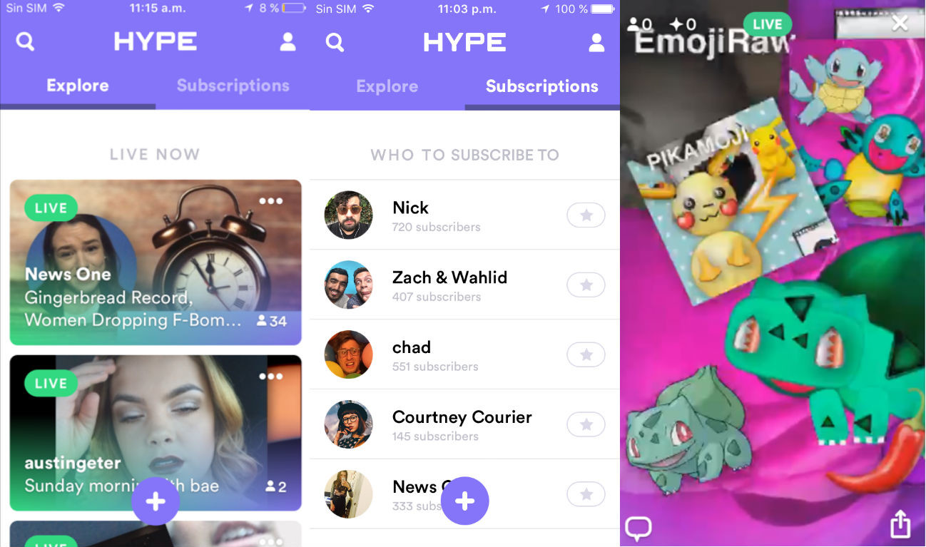 Así es Hype, la nueva app de los creadores de Vine que ya está ...