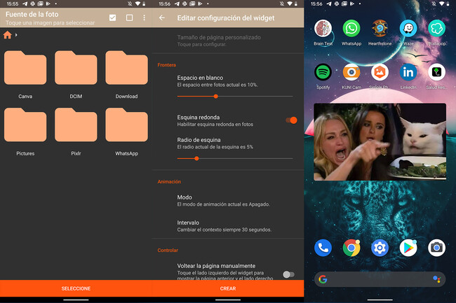 Cómo convertir cualquier foto de tu galería en un widget para Android
