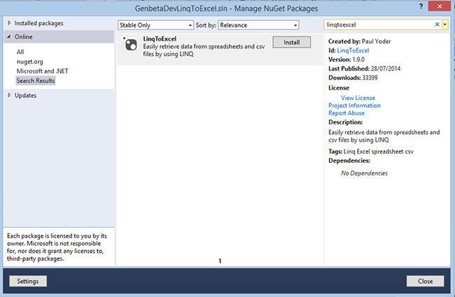 Leer datos desde una hoja Excel con LinqToExcel