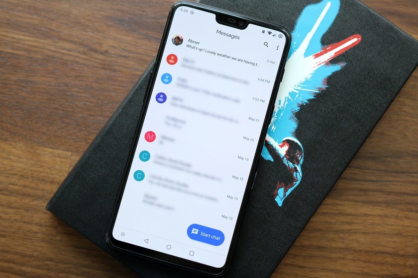 Mensajes Android comienza a recibir su nueva interfaz Google Material ...