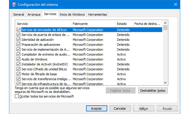 MSConfig: qué es y cómo se usa