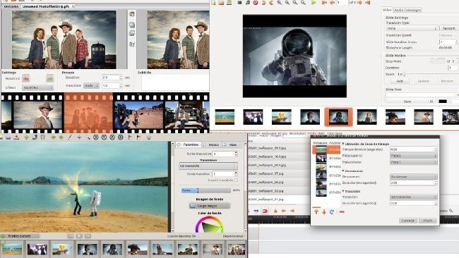 Cuatro programas para hacer vídeos a partir de fotografías en Ubuntu